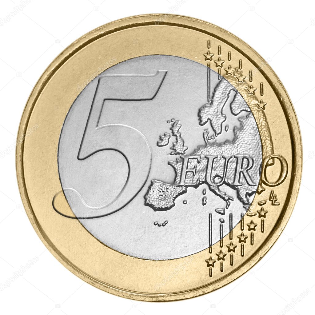 Vijf euro munt — Stockfoto © mpanch #8509960 Vijf euro munt — Stockfoto © mpanch #8509960