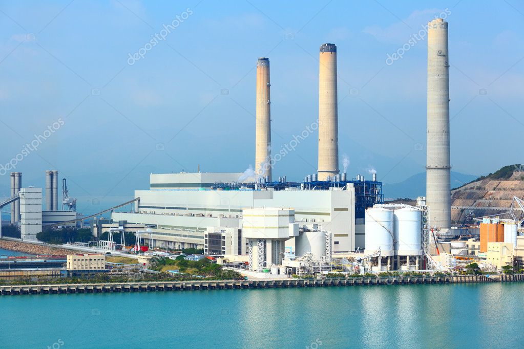 Electric power plant — Stock Photo © leungchopan #9391285