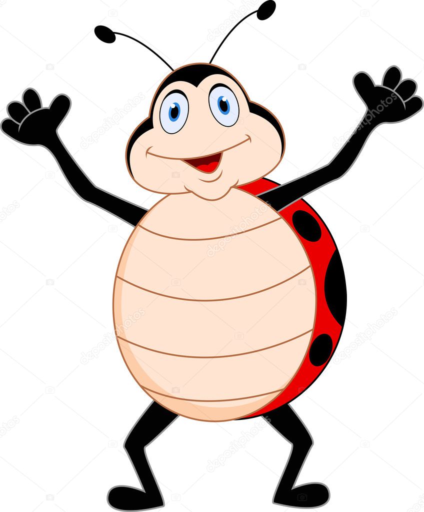 Lady Bug Cartoon — Stock Vector © idesign2000 #10661506 Lady Bug Cartoon — Stock Vector © idesign2000 #10661506