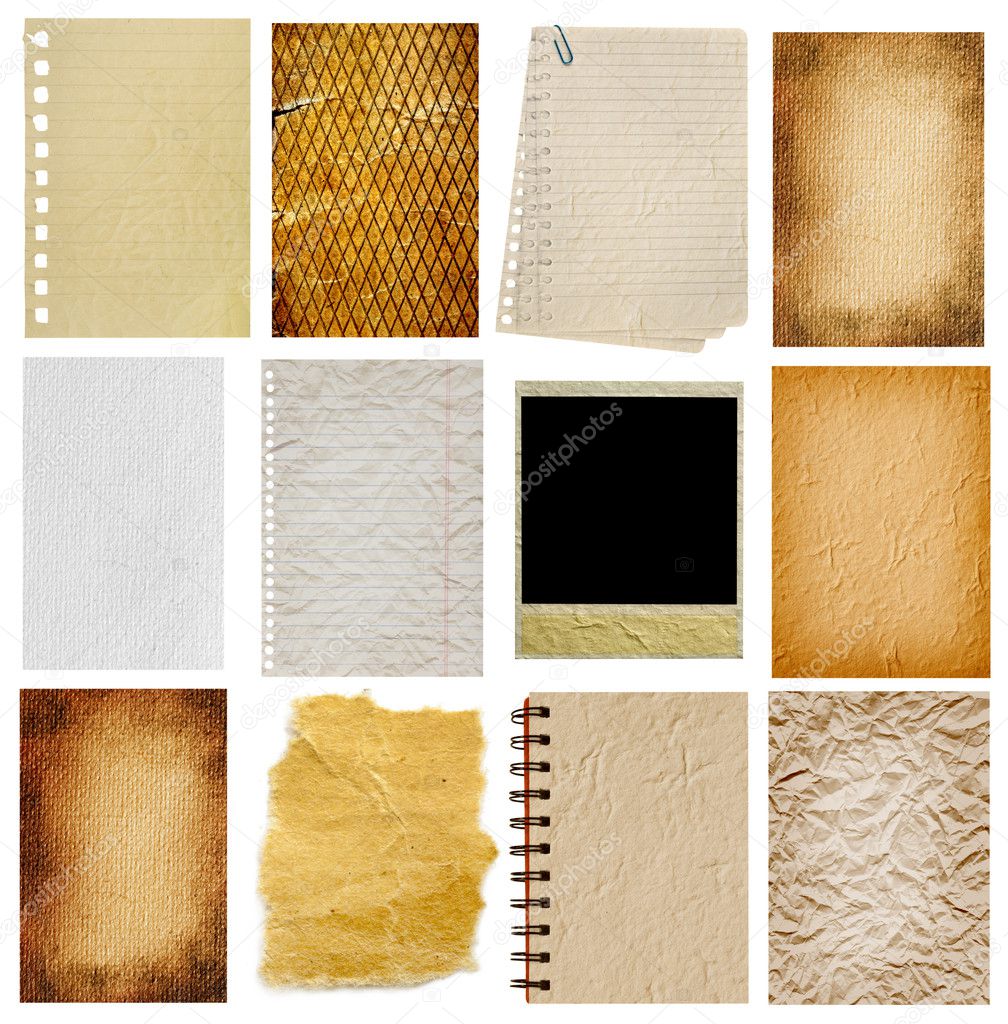 Collection page on white background — Stock Photo © vovan13 #7981405