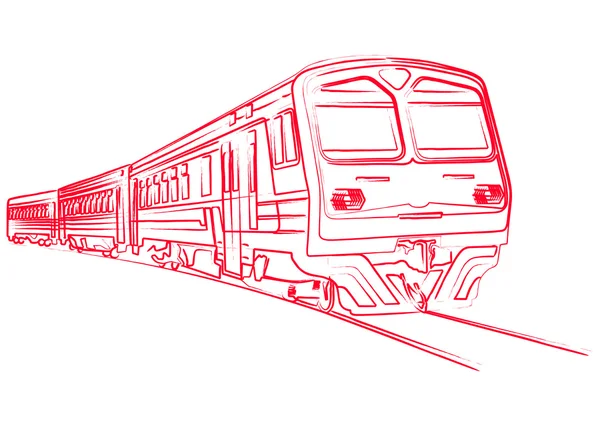 Train drawing Vector Art Stock Images | Depositphotos