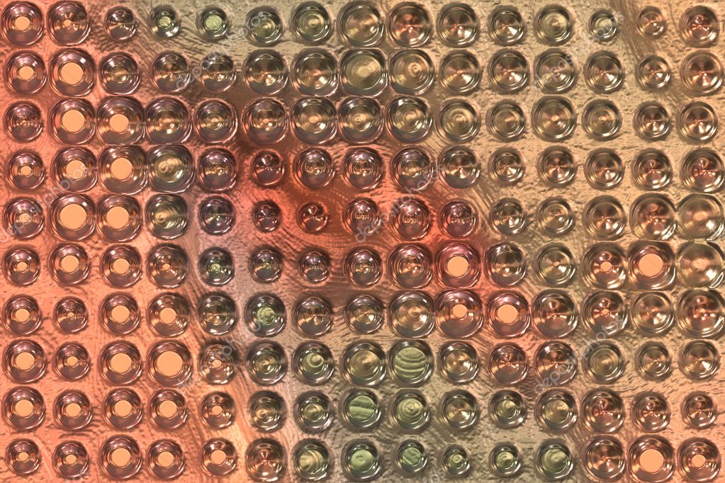 Copper bump plate, hammered metal — Stock Photo © mettus #9986389