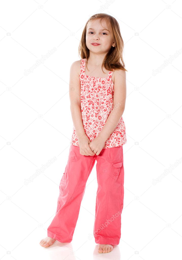 Little Girl standing Stock Photo by ©olgasweet 10639873