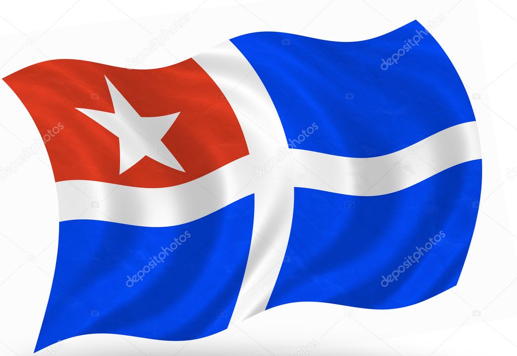 Crete flag — Stock Photo © -S._E- #9967463