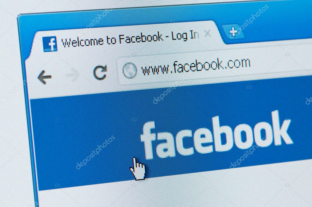 Facebook start page. — Stock Editorial Photo © borysshevchuk #9127859