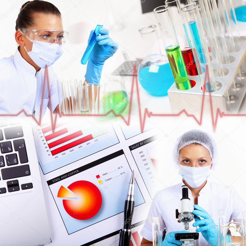 Collage de ciencia — Foto de Stock #10065807 — Depositphotos