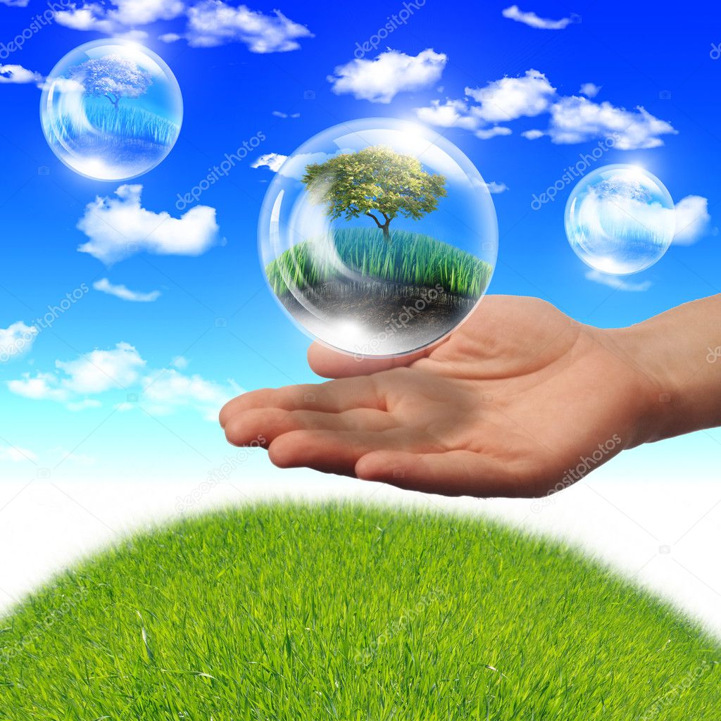 Symbol of nature protection Stock Photo by ©SergeyNivens 7973539