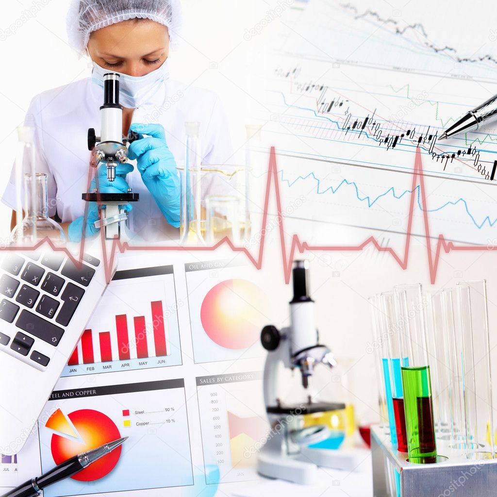 Science collage — Stock Photo © SergeyNivens #8417407