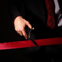 Inauguration ribbon Stock Photos, Royalty Free Inauguration ribbon ...