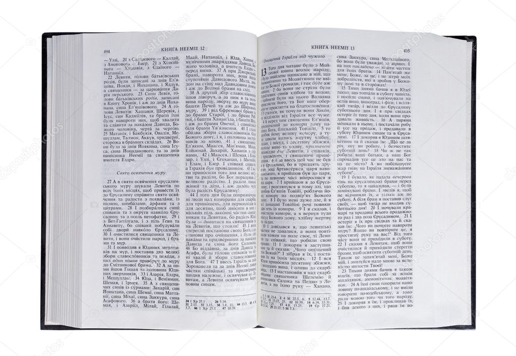 Ukrainian Bible. — Stock Photo © Ratikova #10036662