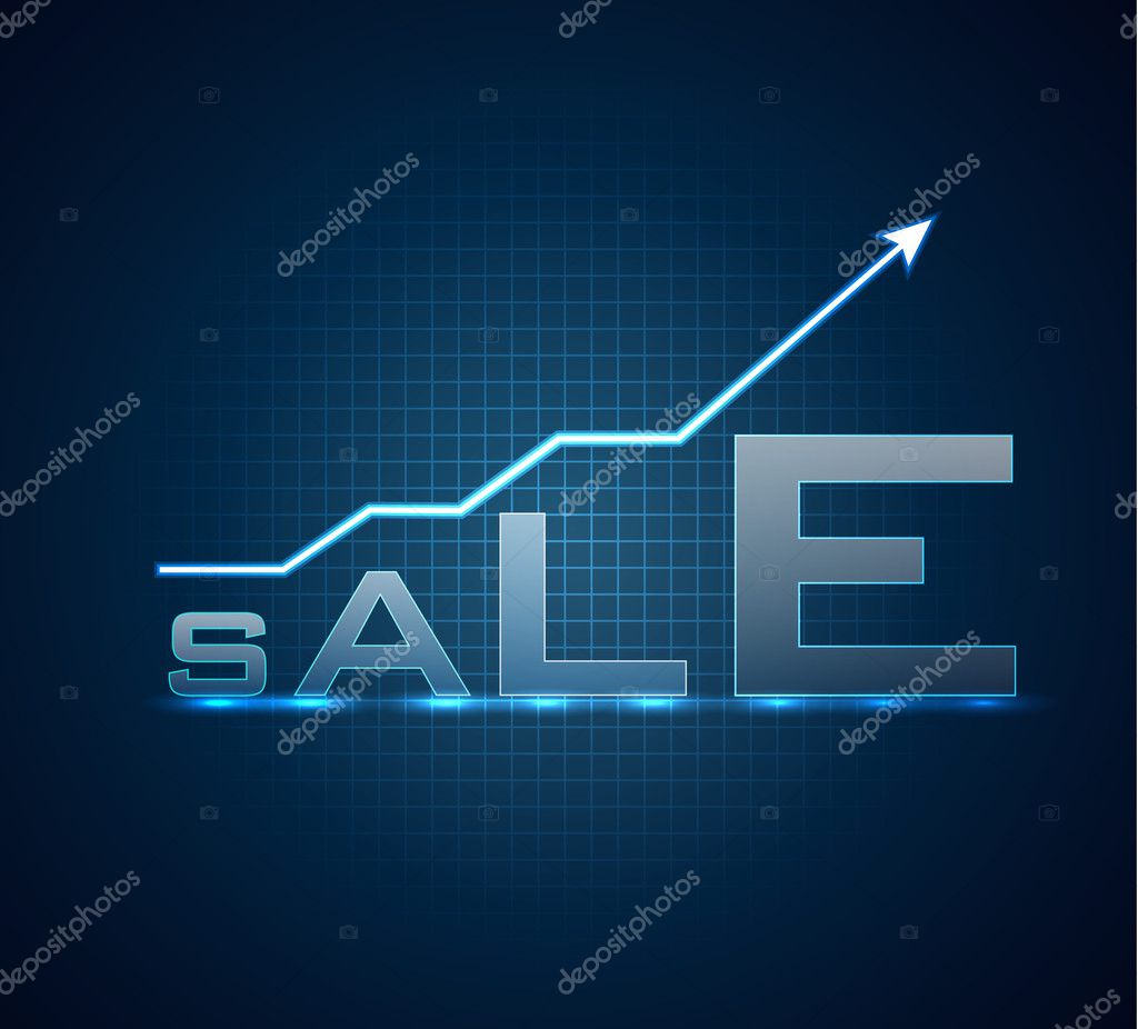 Business graph with text , glowing vector background Stock Vector Image ...