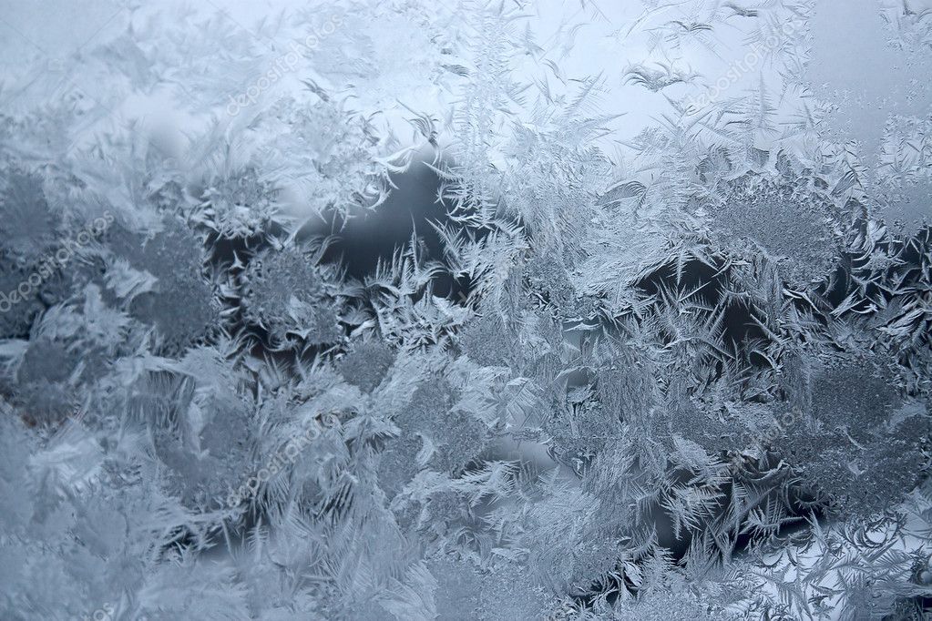 Frost on window ⬇ Stock Photo, Image by © zhannaprokopeva #9620622