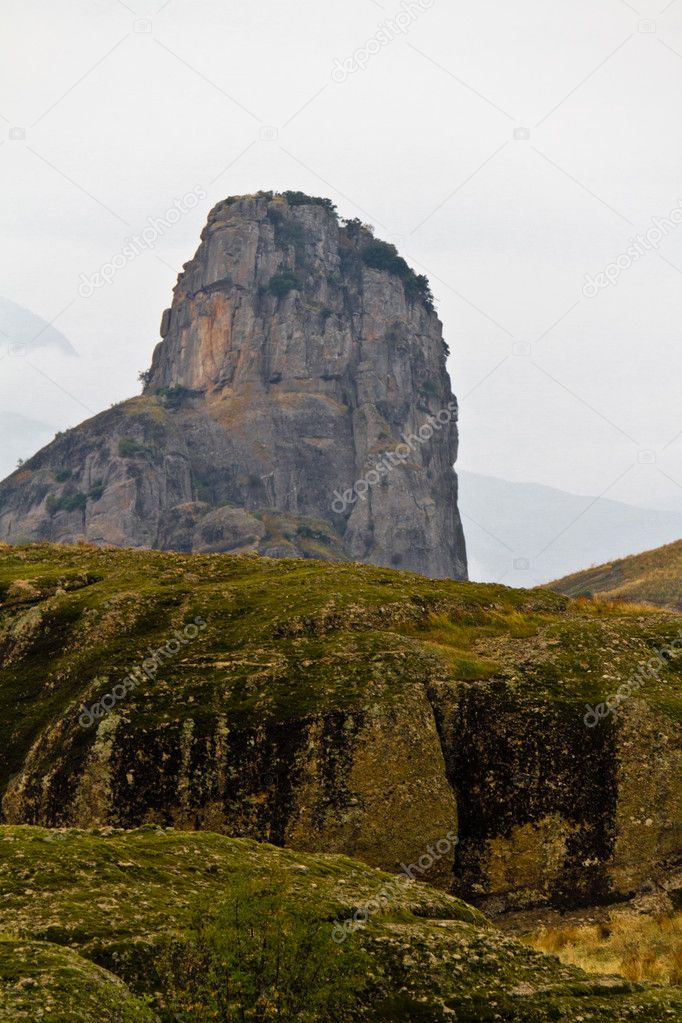 Meteora cliffs and monasteries — Stock Photo © AndreySt #8777349