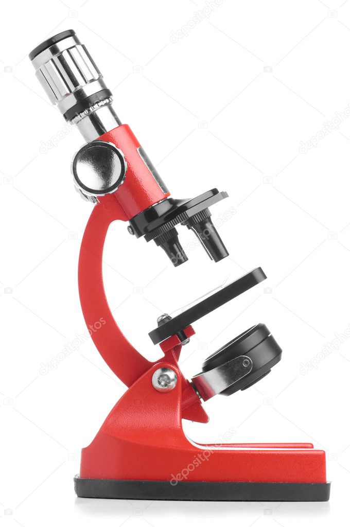 Red microscope Stock Photo by ©sergeypeterman 10569134