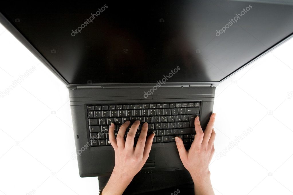 Hands on keyboard Stock Photo by ©velkol 8573223