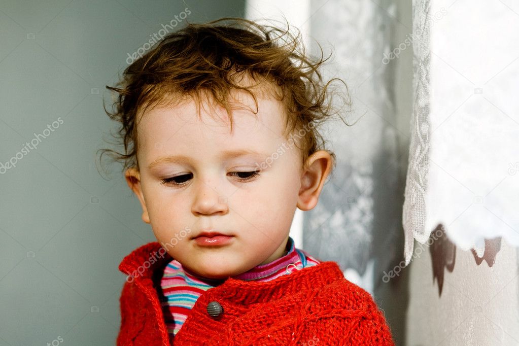 Broody little boy Stock Photo by ©velkol 8665724