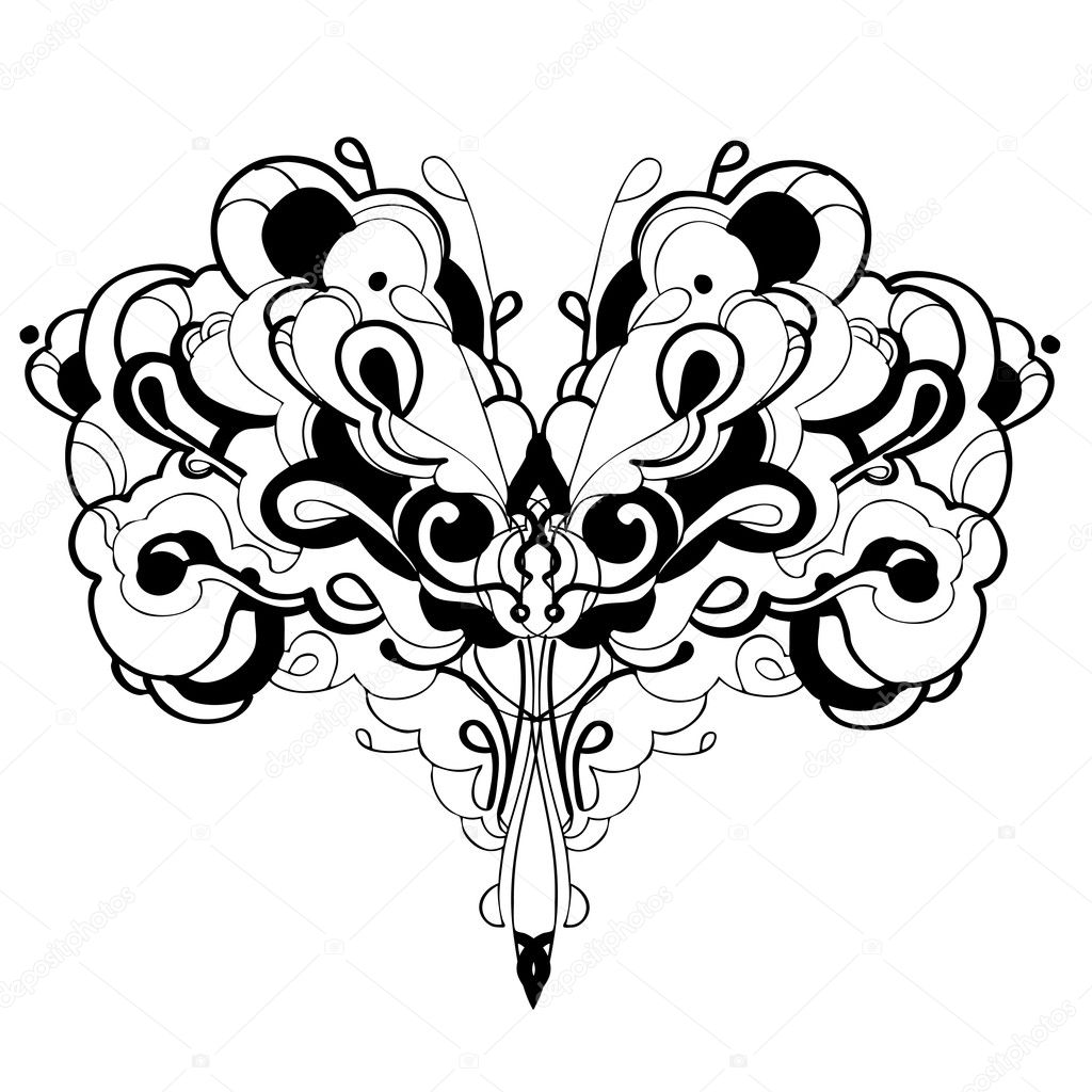 Abstract graphic design in black and white ⬇ Vector Image by © Artex67 ...