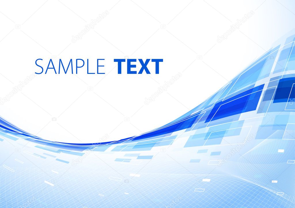 Blue tech card Stock Vector Image by ©Trinity #9350946