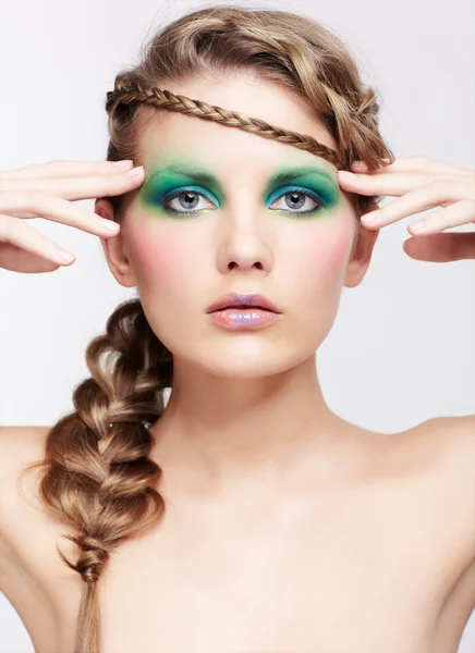 Woman with creative hairdo — Stock Photo © zastavkin #9445817