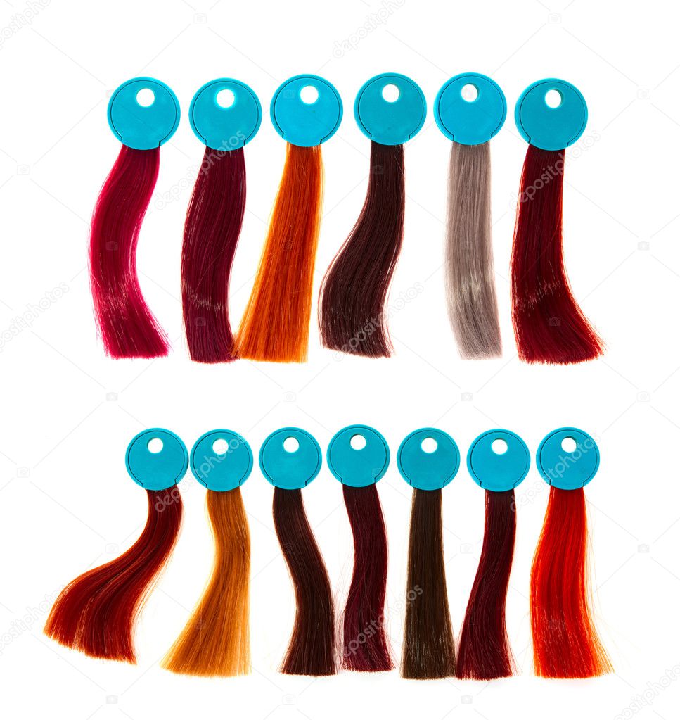 Hair samples — Stock Photo © ksena32 #9051641