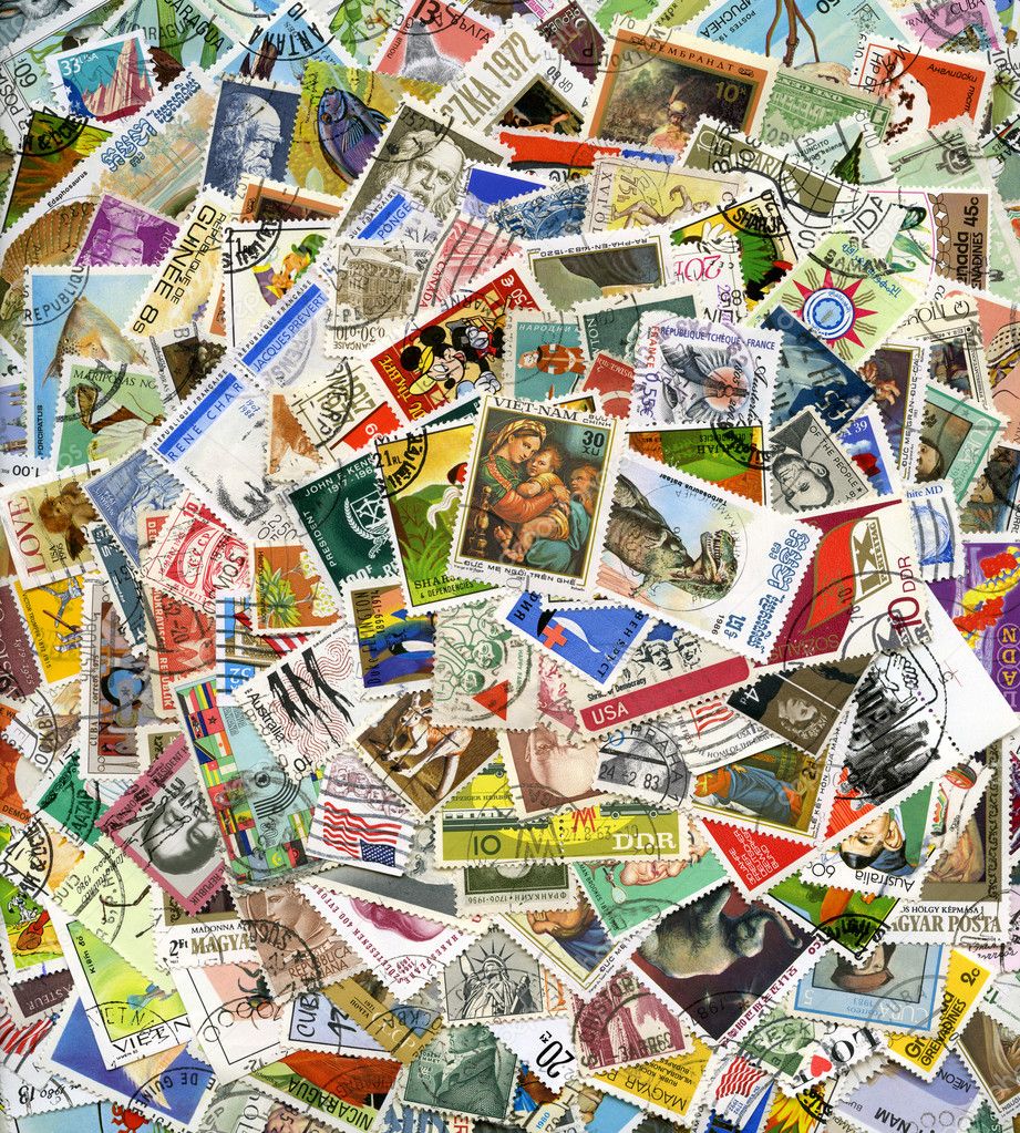 Postage stamps of the different countries – Stock Editorial Photo ...