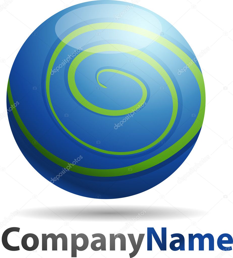 Abstract 3D Sphere Business Logo — Stock Photo © Yuriy_Vlasenko #9669067