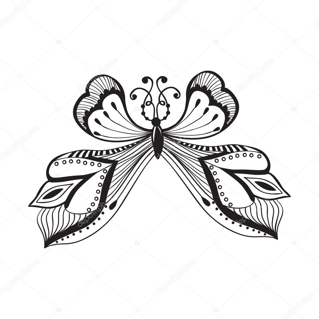 Abstract Butterfly Designs