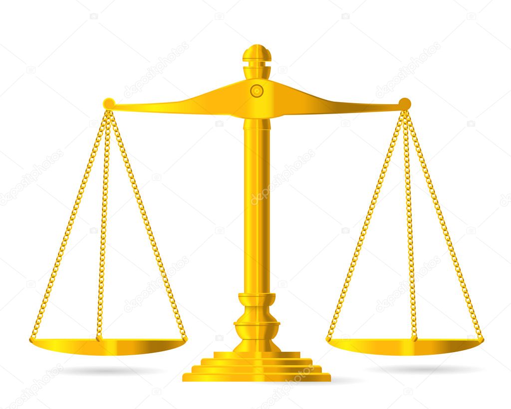 Balanzas antiguas vector, gráfico vectorial © Ghenadie imagen #8905345