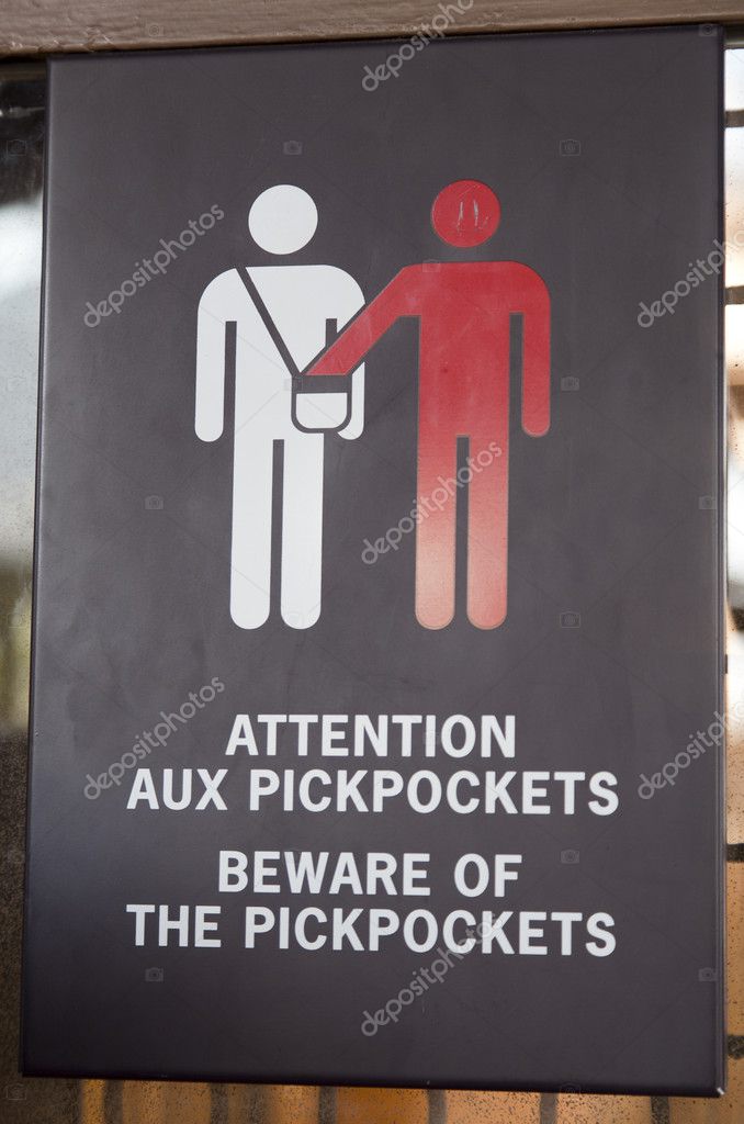 Pickpocket Sign