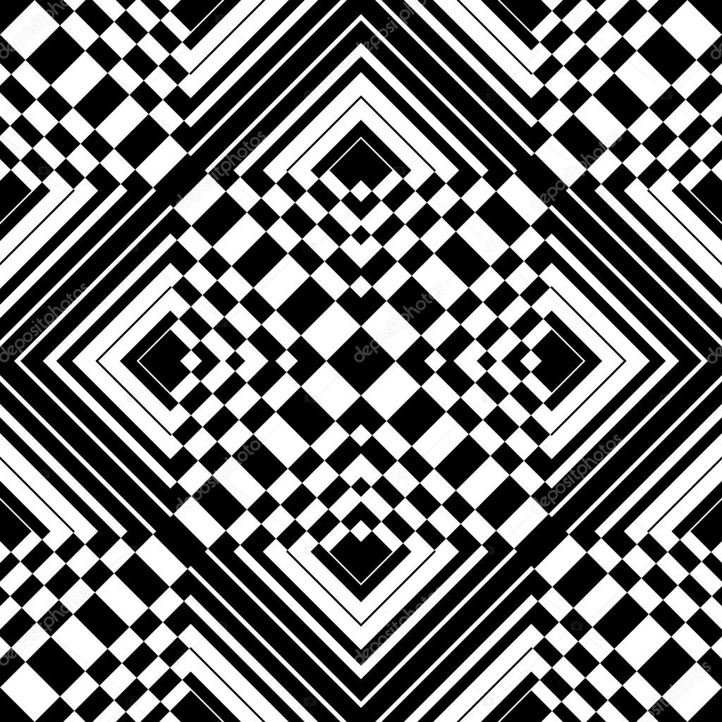 Seamless op art pattern. — Stock Vector © troyka #8874123