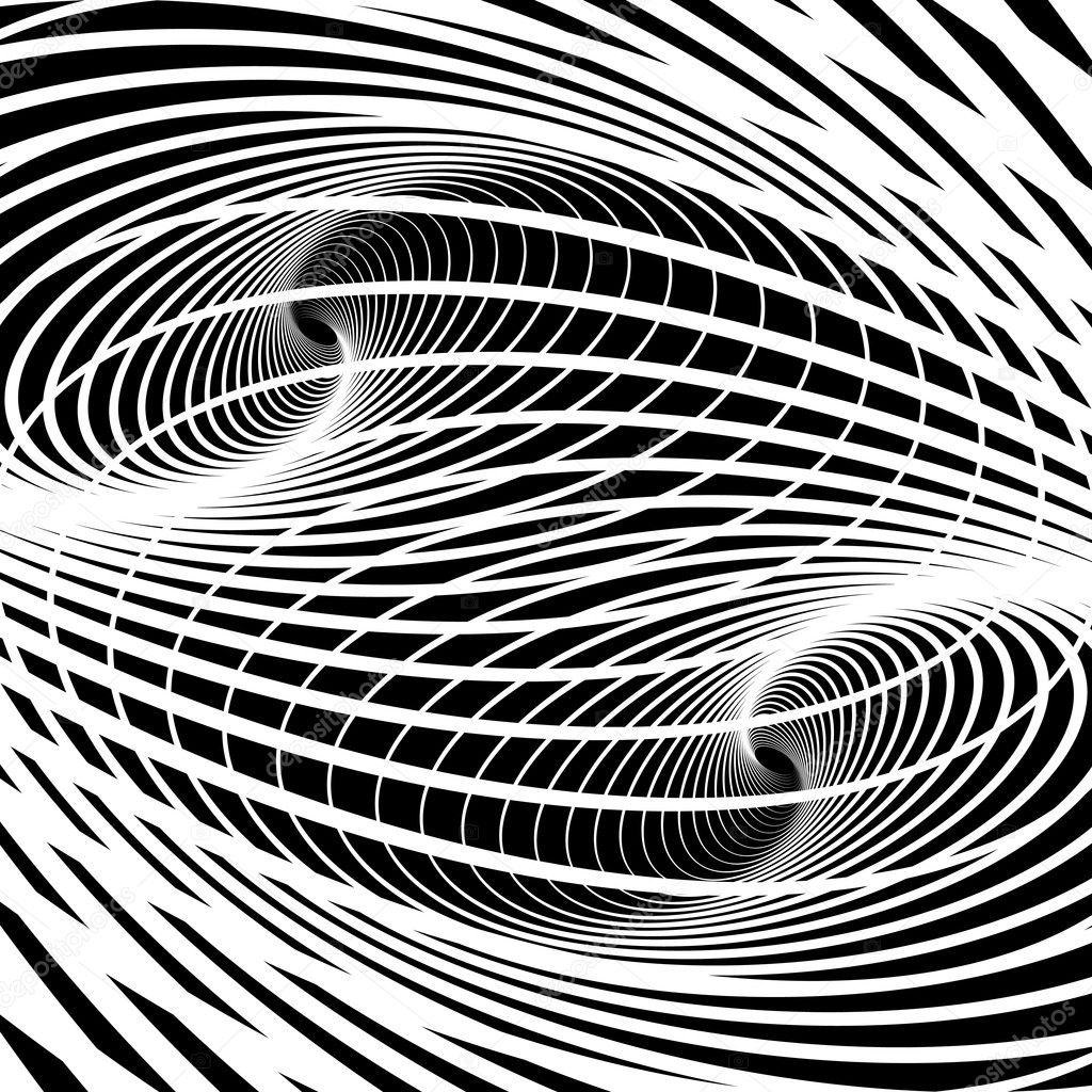 Abstract optical illusion. — Stock Vector © troyka #9374783