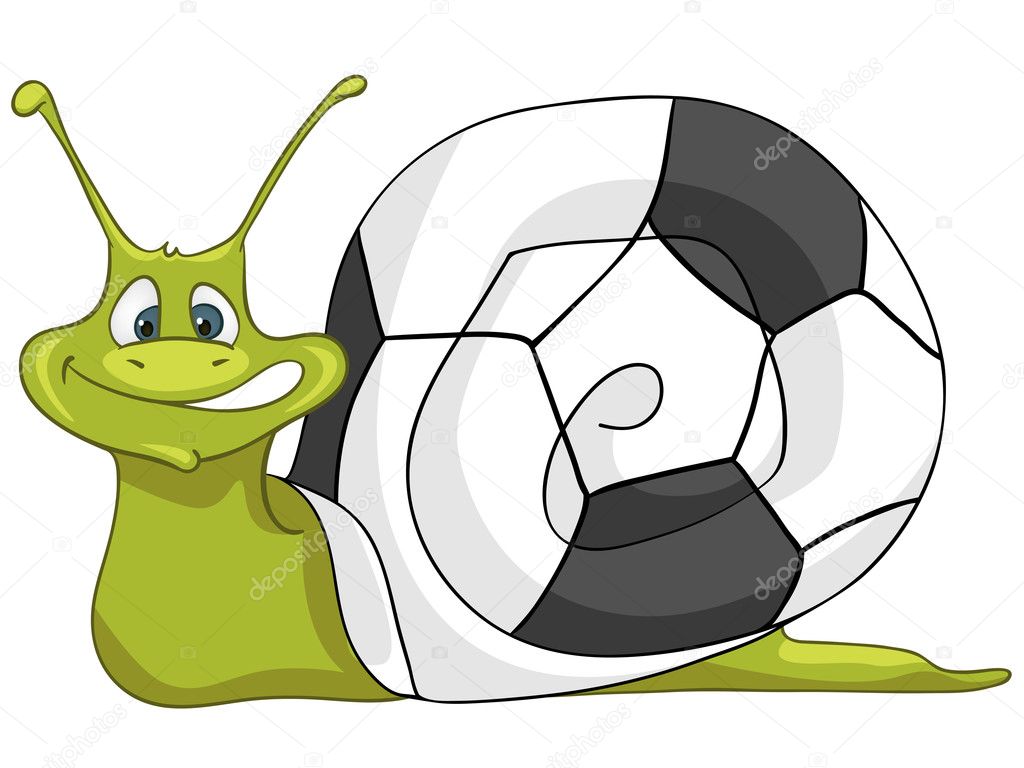 Cartoon Character Snail Stock Vector Image by ©VisualGeneration #8466471