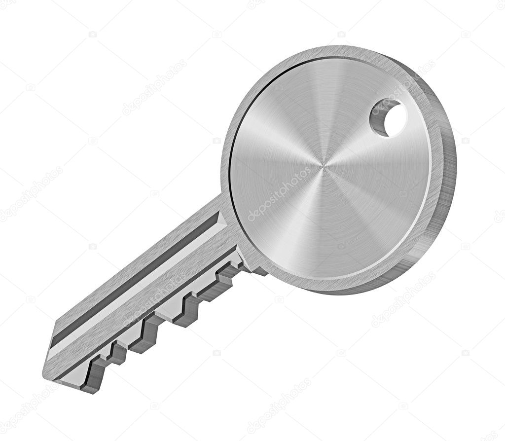 Key on white Stock Photo by ©krasyuk 9134582