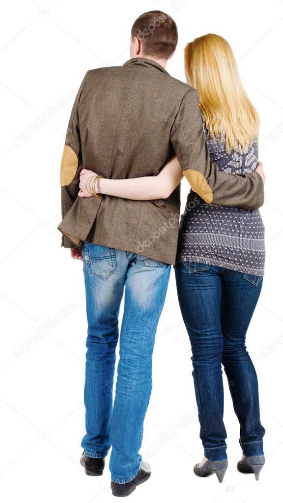 Back view of young couple Stock Photo by ©ghoststone 10233880