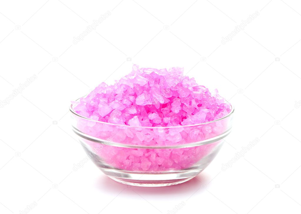 Sea red color salt in glasses — Stock Photo © galdzer #10136976