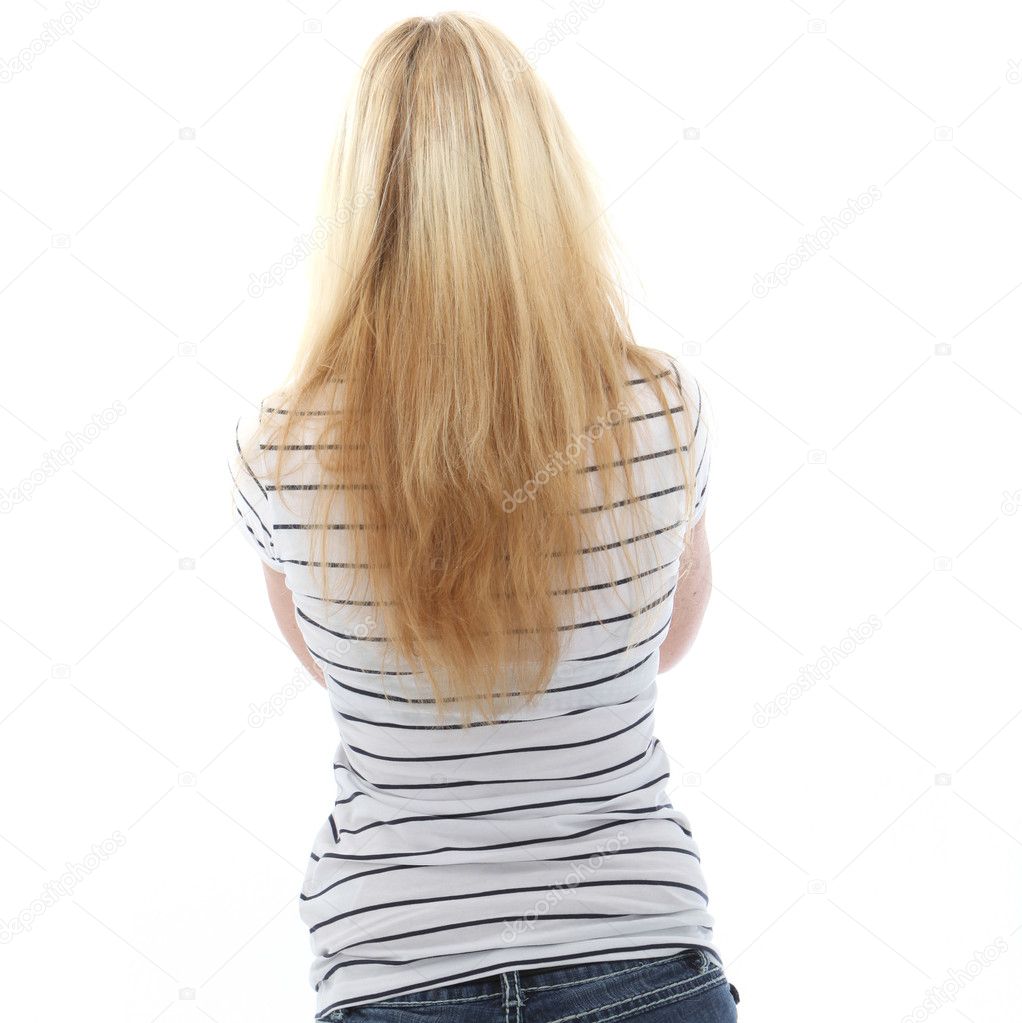 Back of a shapely blonde woman Stock Photo by ©Farina6000 9381516