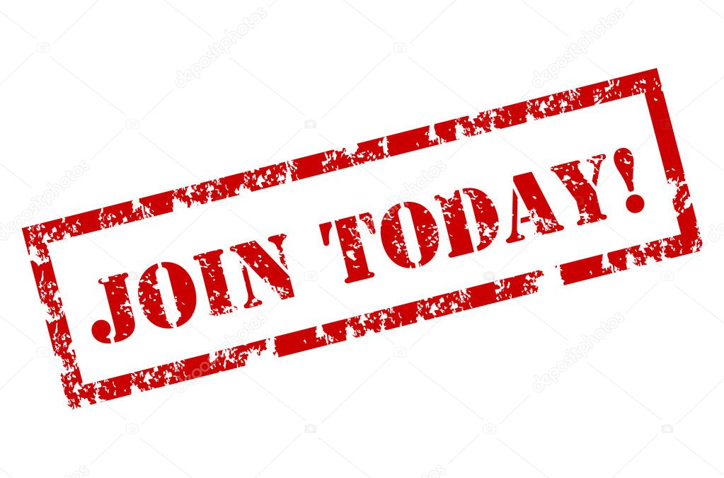 Join today rubber stamp Stock Vector Image by ©burakowski #8939017
