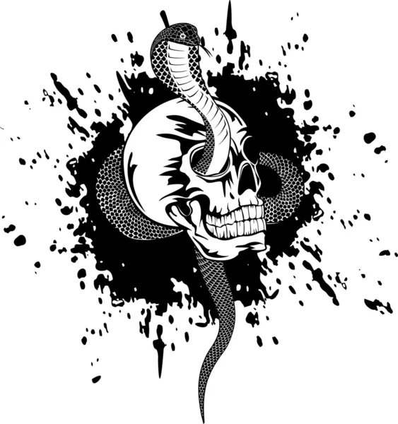 Snake and skull Stock Vectors, Royalty Free Snake and skull ...