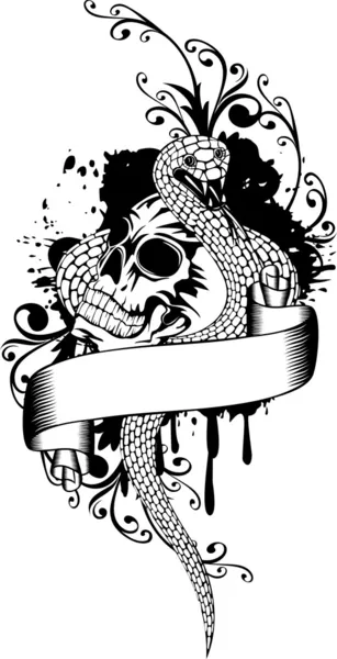 Snake and skull Stock Vectors, Royalty Free Snake and skull ...