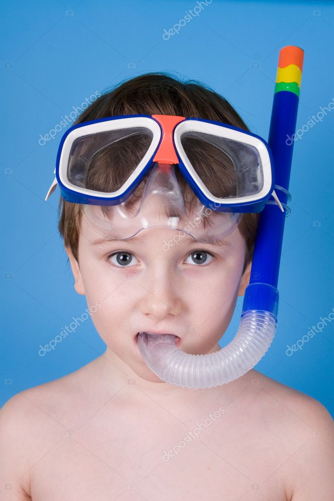 Boy in swimming mask Stock Photo by ©Enika100 10455844