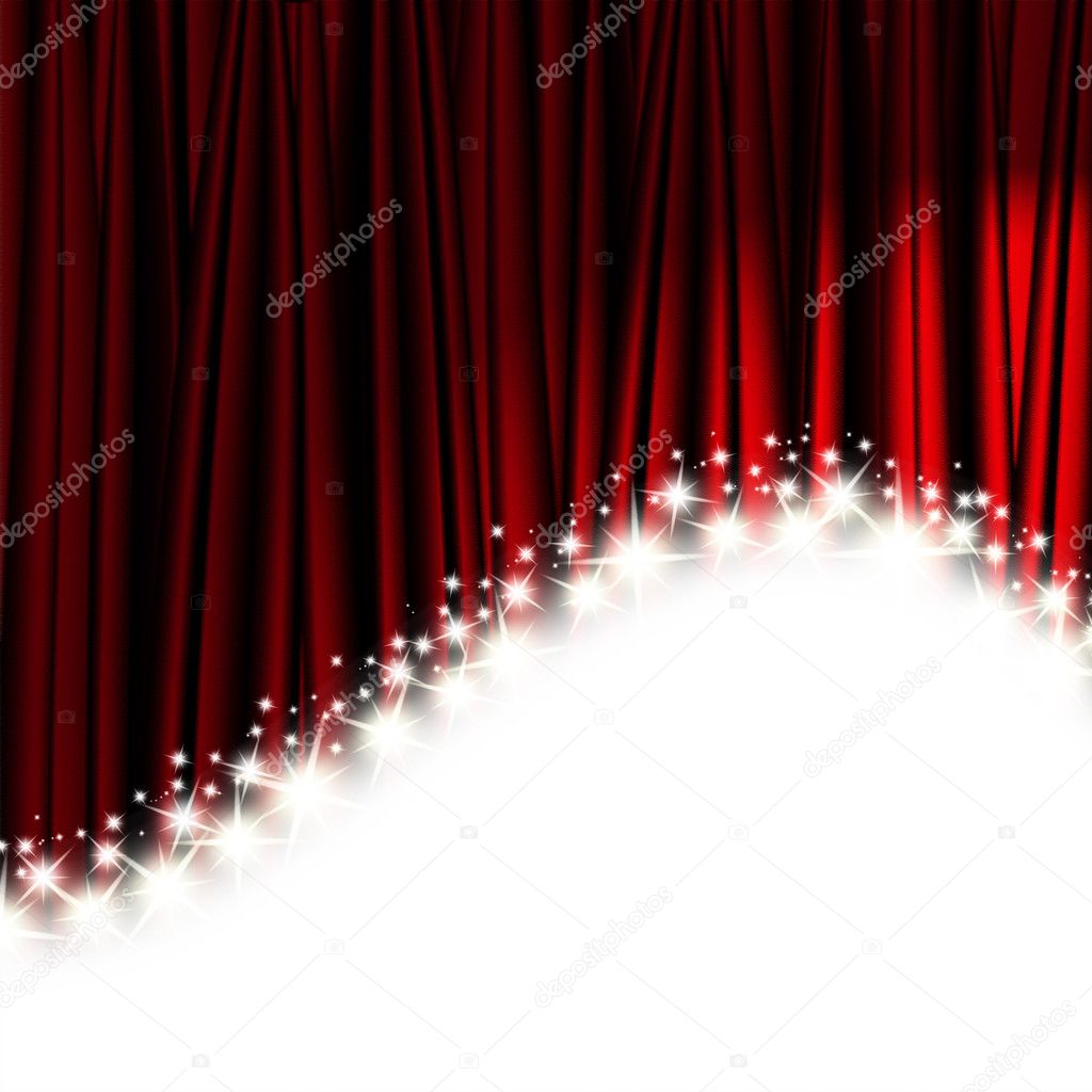 Red theater curtain — Stock Photo © Molodec_ #8830349