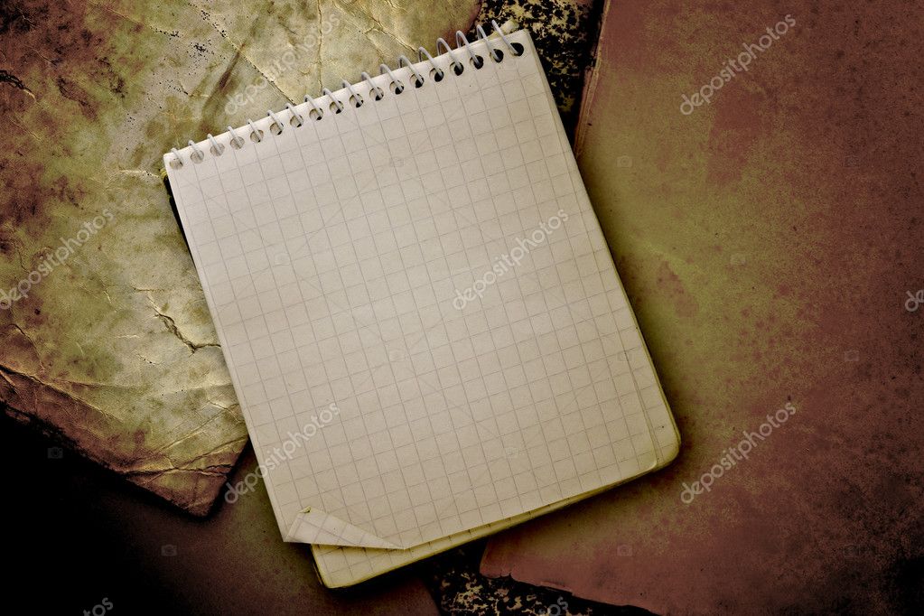 Old used notebook — Stock Photo © Molodec_ #8832607