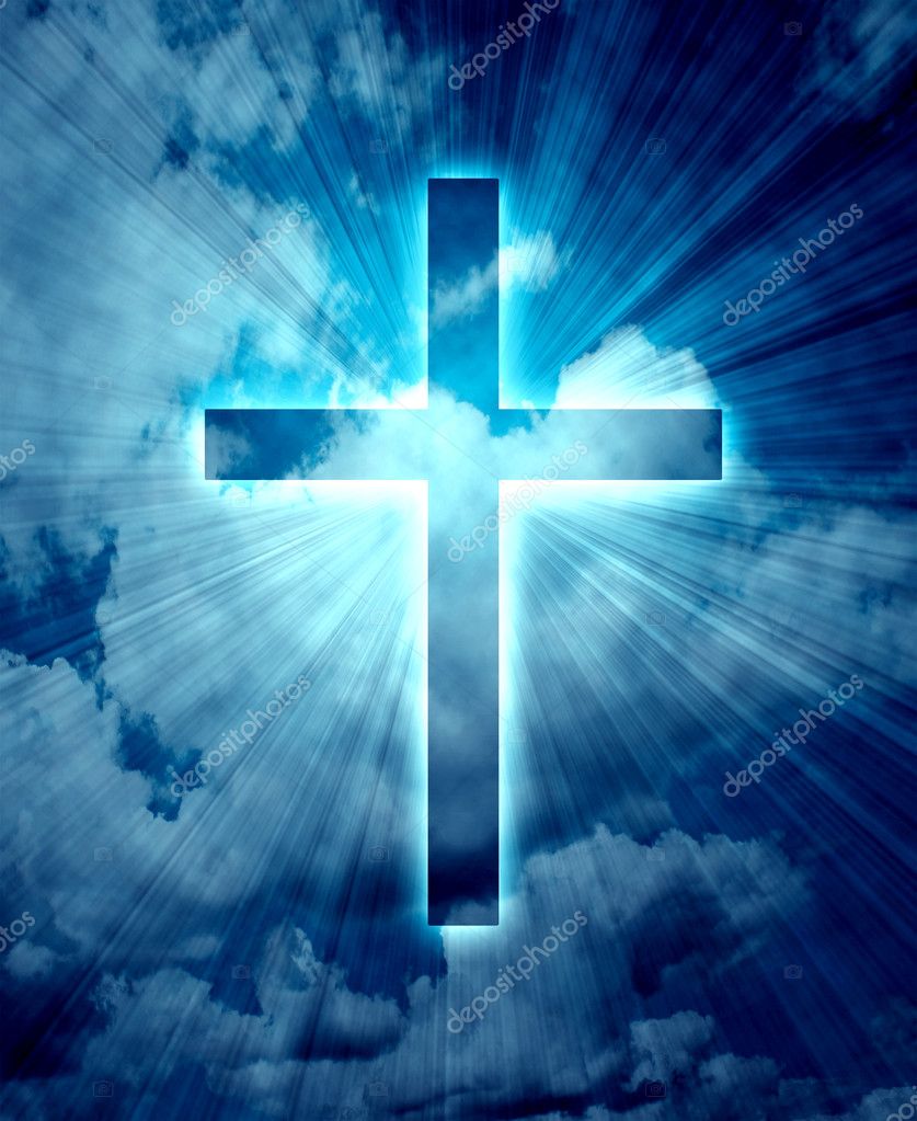 Cruz resplandeciente — Foto de stock © Моlodec #9902435