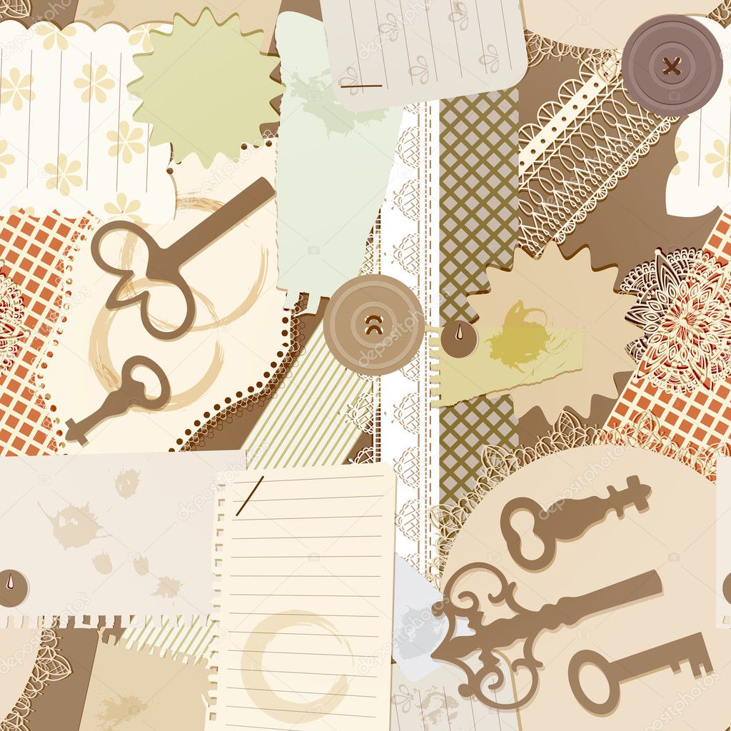 Vintage Scrapbook Paper Patterns