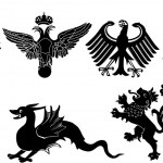 Vector heraldic animals set #2 Stock Vector Image by ©Genestro #5861092