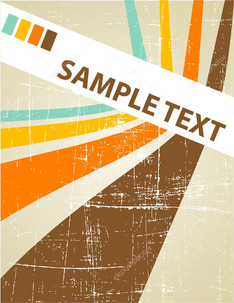 The vector retro grunge background Stock Vector Image by ©sdmixx #9062182