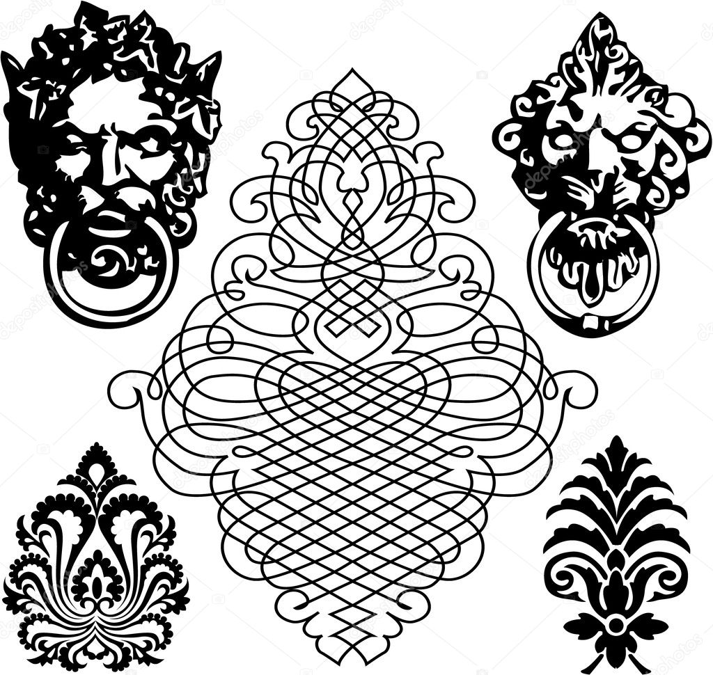 The vector medieval symbol set Stock Vector Image by ©sdmixx #9062225