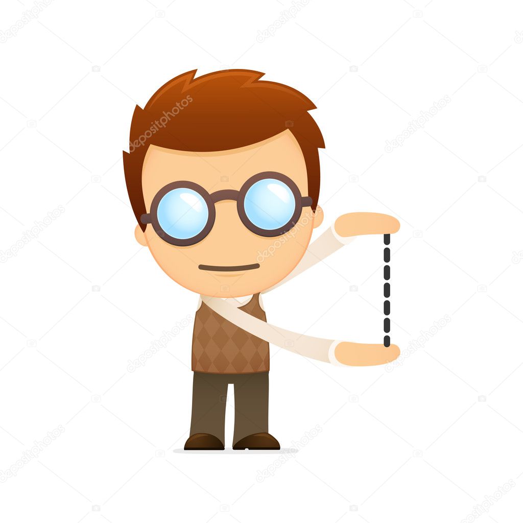 Funny cartoon genius Stock Vector Image by ©artenot #10672444