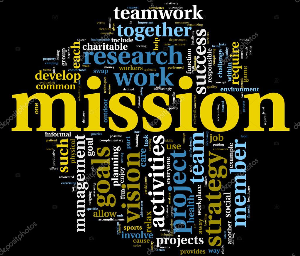Mission concept in word tag cloud — Stock Photo © olechowski #8745448