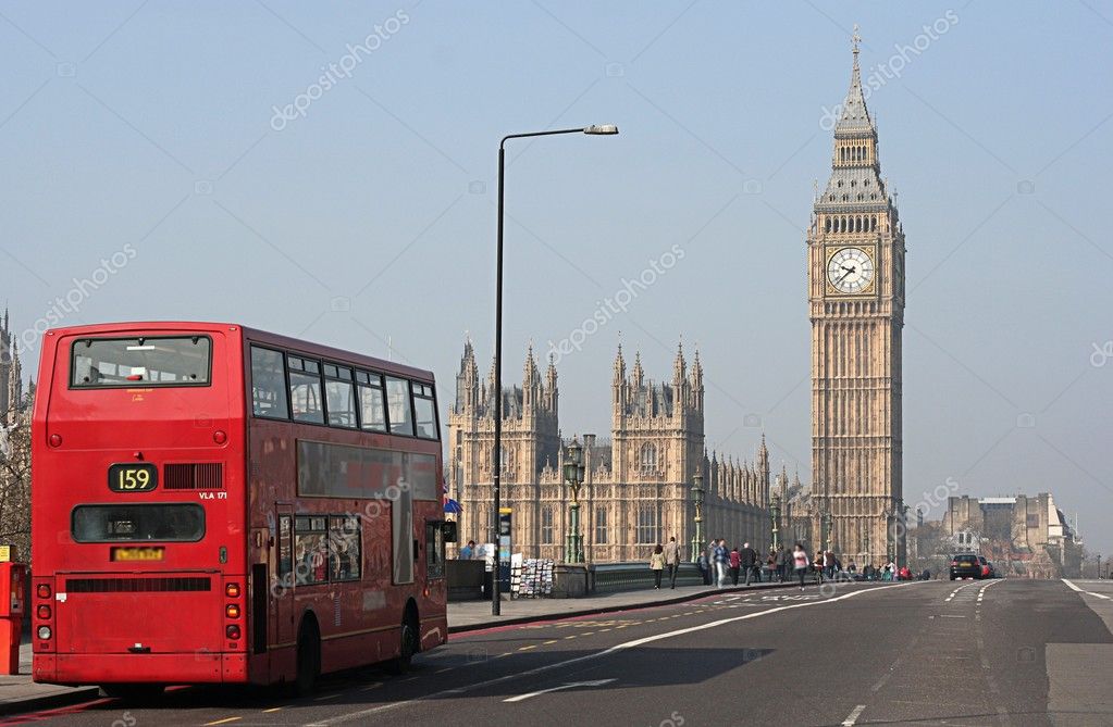 Double Decker Bus, London, UK — Stock Photo © mitakag #9812821